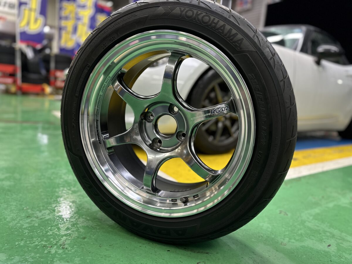 NDロードスター × ADVANRacing RG-D2 - 早い！安心！お気軽にカ～ピット ミスタータイヤマン住吉オフィシャルブログ